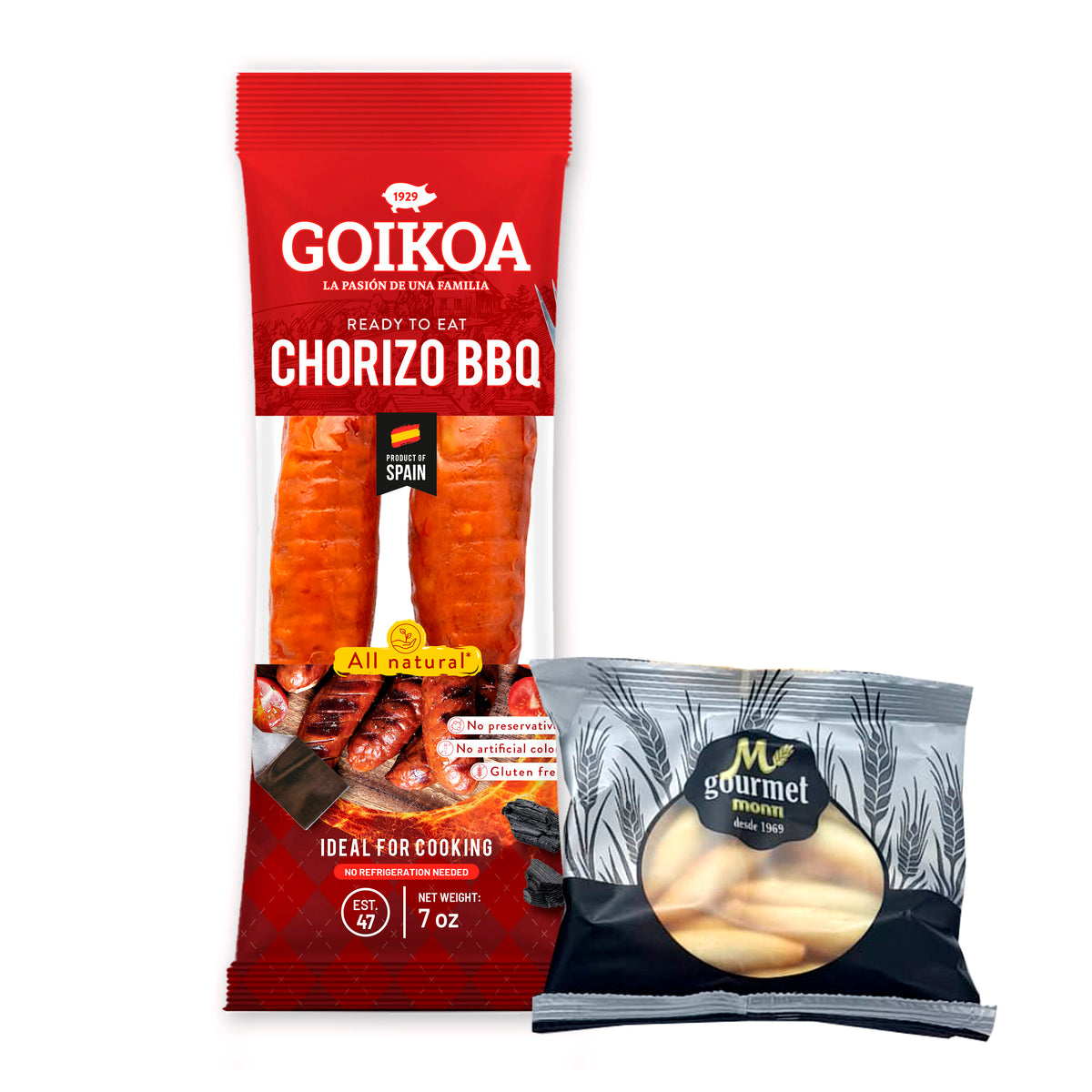 Spanish Oreado Chorizo GOIKOA | Nitrate-Free Semi-Dry Cured 200g